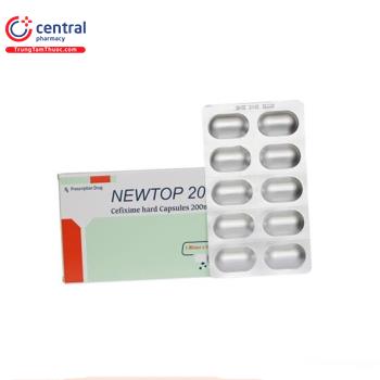 [CHÍNH HÃNG] Thuốc Newtop 200 điều trị nhiễm khuẩn hô hấp, tiết niệu