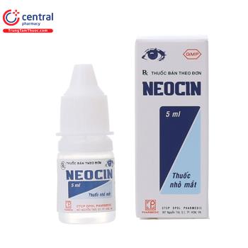 Thuốc nhỏ mắt Neocin 5ml dùng để điều trị các bệnh nhiễm khuẩn ở mắt
