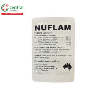 Thuốc Nuflam 500/250 - Điều trị thoái hóa khớp thể nhẹ