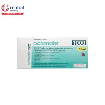 [CHÍNH HÃNG] Thuốc Octanate 1000UI điều trị Haemophilia A
