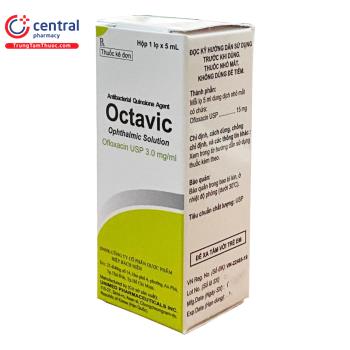 [CHÍNH HÃNG] Thuốc nhỏ mắt Octavic 5ml điều trị viêm mí mắt hiệu quả