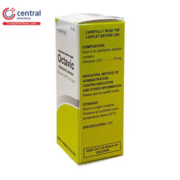 [CHÍNH HÃNG] Thuốc nhỏ mắt Octavic 5ml điều trị viêm mí mắt hiệu quả