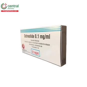 Thuốc Octreotide 0,1mg/ml Bioindustria điều trị xuất huyết tiêu hoá