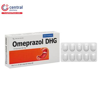 Cách sử dụng thuốc Omeprazol DHG điều trị trào ngược dạ dày