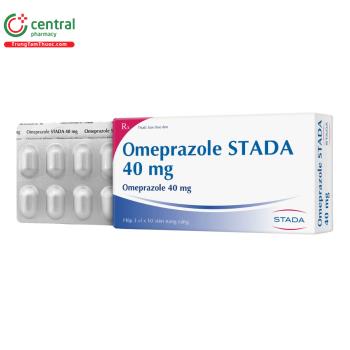 Thuốc Omeprazole STADA 40mg - điều trị viêm loét dạ dày - tá tràng