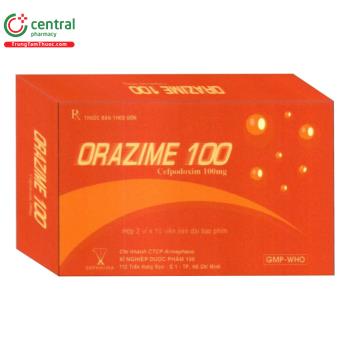 Thuốc Orazime 100 - Điều trị nhiễm trùng nhẹ đến vừa ở đường hô hấp