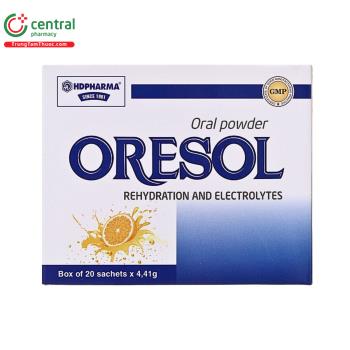 Thuốc Oresol HDPHARMA phòng ngừa và điều trị mất nước, điện giải