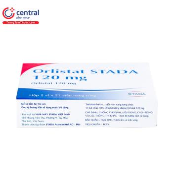 [CHÍNH HÃNG] Thuốc Orlistat STADA 120mg hỗ trợ giảm cân hiệu quả