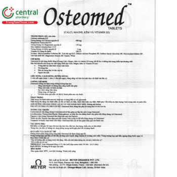 Thuốc Osteomed bổ sung canxi ở người già, phụ nữ có thai