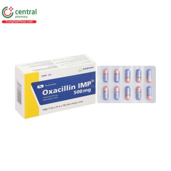 Thuốc Oxacillin IMP 500mg giá bao nhiêu, chỉ định, cách dùng