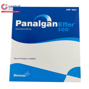 [CHÍNH HÃNG] Thuốc Panalgan Effer 500 - nhanh hết sốt, chóng giảm đau