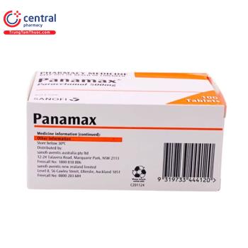 [CHÍNH HÃNG] Thuốc Panamax 500 mg: Thuốc giảm đau hạ sốt