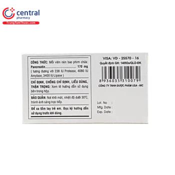 [CHÍNH HÃNG] Thuốc Pancres 170mg điều trị rối loạn tiêu hoá