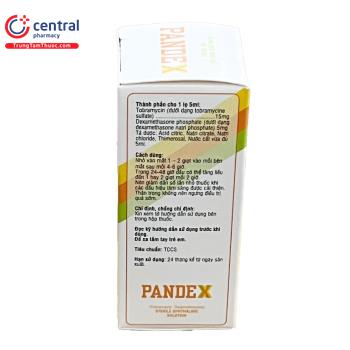 Thuốc Pandex 5ml: tác dụng, liều dùng, cách sử dụng