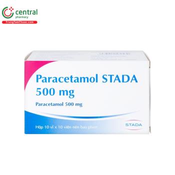 Thuốc Paracetamol Stada 500mg - giảm nhanh cơn đau đầu, đau răng