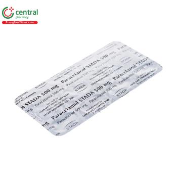 Thuốc Paracetamol Stada 500mg - giảm nhanh cơn đau đầu, đau răng