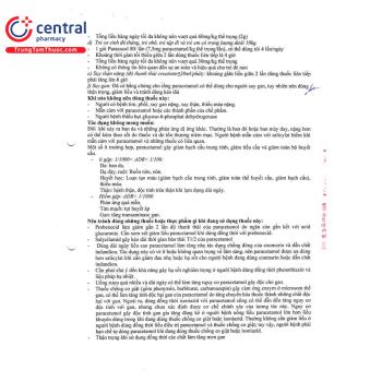 [CHÍNH HÃNG] Thuốc cốm sủi bọt Parazacol 150 hạ sốt và giảm đau