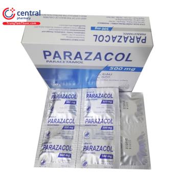 [CHÍNH HÃNG] Thuốc Parazacol 500 - Hết đau hết sốt