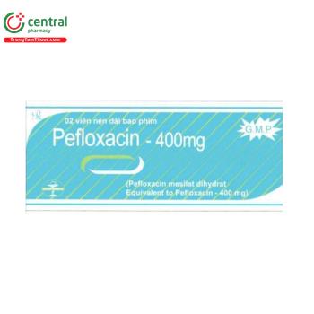 Thuốc Pefloxacin 400mg Quapharco trị nhiễm khuẩn gì, giá bao nhiêu?