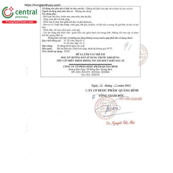 Thuốc Pefloxacin 400mg Quapharco trị nhiễm khuẩn gì, giá bao nhiêu?