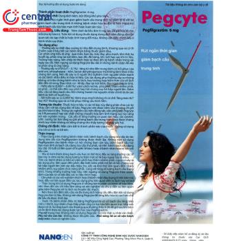 Thuốc PEGCYTE rút ngắn thời gian giảm bạch cầu trung tính