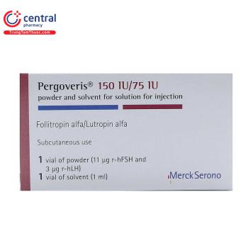 Thuốc Pergoveris 150 IU/75 IU - Thuốc kích thích noãn phát triển