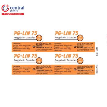 [CHÍNH HÃNG] Thuốc PG-Lin 75 - Điều trị đau thần kinh