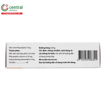 Thuốc Pitator Tablets 4mg - Điều trị bệnh tăng lipid máu nguyên phát