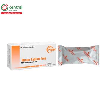 Thuốc Pitator Tablets 4mg - Điều trị bệnh tăng lipid máu nguyên phát