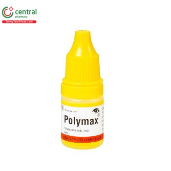 Thuốc nhỏ mắt, mũi Polymax 5ml - điều trị các nhiễm khuẩn, chống viêm
