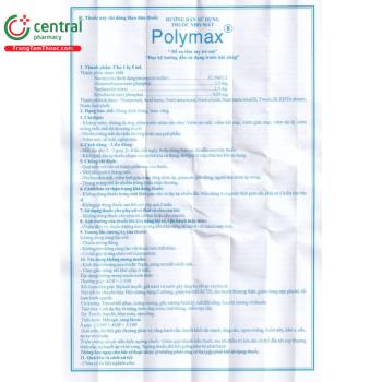 Thuốc nhỏ mắt, mũi Polymax 5ml - điều trị các nhiễm khuẩn, chống viêm