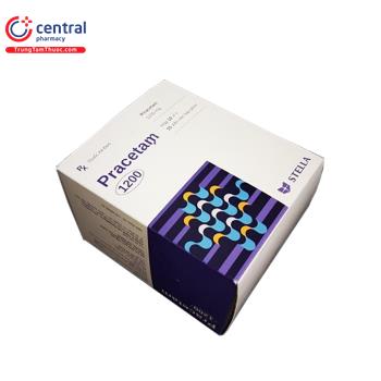 [CHÍNH HÃNG] Thuốc Pracetam 1200 điều trị chóng mặt, bảo vệ thần kinh