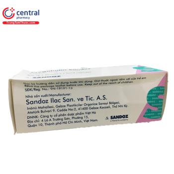 [CHÍNH HÃNG] Thuốc Pregabalin Sandoz 75mg điều trị đau dây thần kinh