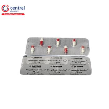 [CHÍNH HÃNG] Thuốc Pregabalin Sandoz 75mg điều trị đau dây thần kinh