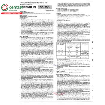 Thuốc Premilin 150mg - Liệu pháp điều trị đau thần kinh, động kinh