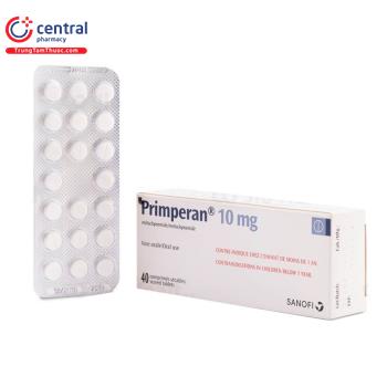 [CHÍNH HÃNG] Thuốc Primperan 10mg - Thuốc chống buồn nôn hiệu quả