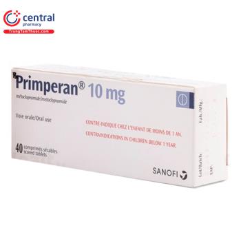 [CHÍNH HÃNG] Thuốc Primperan 10mg - Thuốc chống buồn nôn hiệu quả