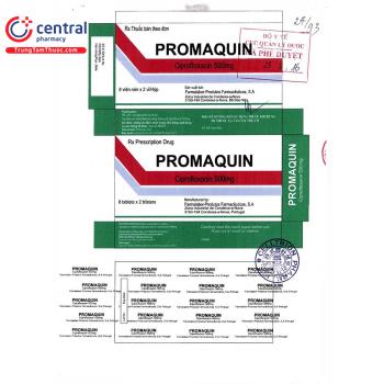 [CHÍNH HÃNG] Thuốc Promaquin 500mg điều trị nhiễm khuẩn nặng