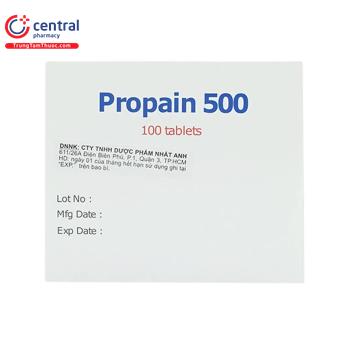 [CHÍNH HÃNG] Thuốc Propain 500 - Thuốc điều trị bệnh viêm xương khớp