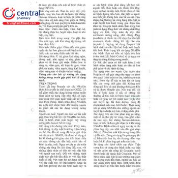 [CHÍNH HÃNG] Thuốc Propain 500 - Thuốc điều trị bệnh viêm xương khớp