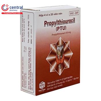 [CHÍNH HÃNG] Thuốc Propylthiouracil (PTU) trị tăng năng tuyến giáp