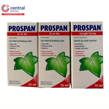 [CHÍNH HÃNG] Thuốc Prospan 70ml - Tiêu nhầy, chống co thắt, giảm ho
