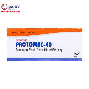 [CHÍNH HÃNG] Thuốc Protomac-40 điều trị trào ngược thực quản