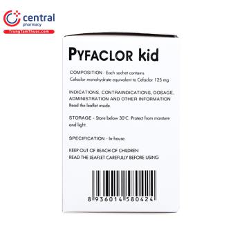 [CHÍNH HÃNG] Thuốc Pyfaclor Kid trị nhiễm khuẩn da, hô hấp, sinh dục