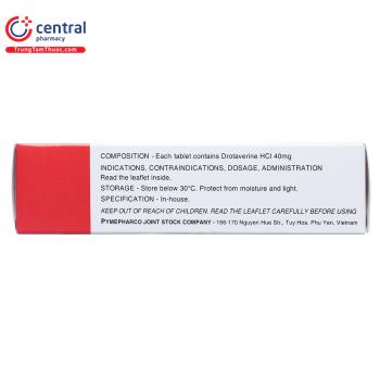 [CHÍNH HÃNG] Thuốc Pymenospain (viên nén) điều trị chứng co thắt