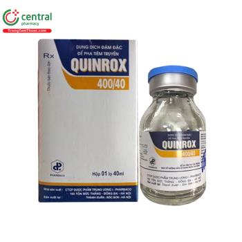 Thuốc Quinrox 400/40 điều trị các trường hợp bị nhiễm khuẩn nặng
