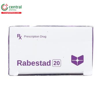Thuốc Rabestad 20 điều trị trào ngược dạ dày, viêm loét đường tiều hóa