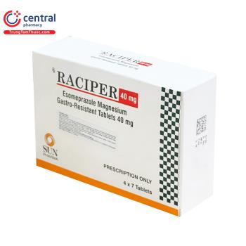 [CHÍNH HÃNG] Thuốc Raciper 40mg điều trị viêm loét dạ dày tá tràng