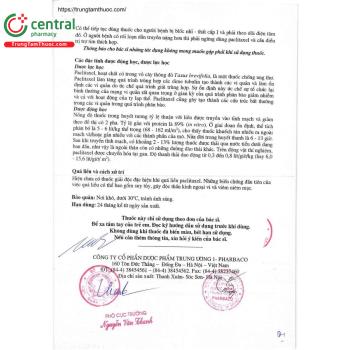 Thuốc Radicel 100mg điều trị ung thư vú, ung thư buồng trứng và phổi