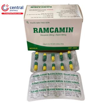 [CHÍNH HÃNG] Thuốc Ramcamin hỗ trợ điều trị tuần hoàn não